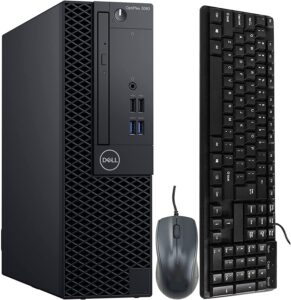 dell optiplex 3060 sff desktop pc, intel i5-8500 3.0ghz 6 core, 16gb ddr4, 256gb ssd, dvd-rw, wifi, win 10 pro (renewed)