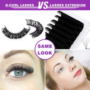 10Pairs 3d Russian, D Curl Lash Strips, 15mm Wispy Fake Lashes that Look Like Extensions, Natural False Lashes Mink