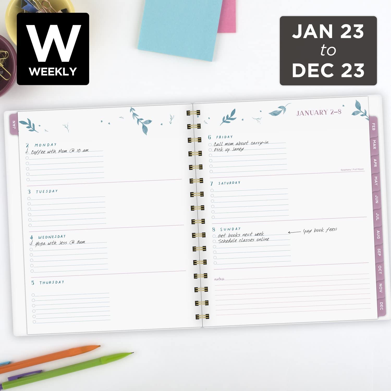 Cambridge 2023 Weekly & Monthly Planner, Meera Lee Patel, 8-1/2" x 11", Large (MP02-905)