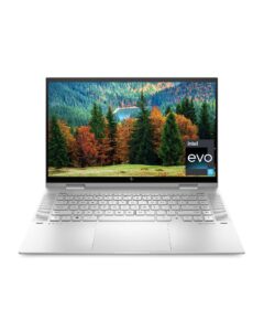 hp envy x360 convertible, intel® core i5-1240p processor, iris x graphics, 12 gb memory ram, m.2 ssd, windows 11 home (15-es2023nr, natural solver aluminum)