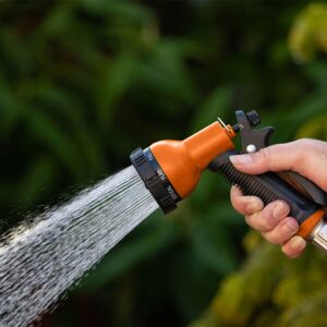 Besiter Garden Hose Nozzle Sprayer: 2 Pack 10 Watering Patterns Spray Nozzles Heavy Duty Hose Head Hose Attachment