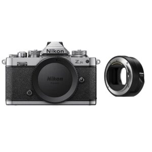 nikon z fc dx-format mirrorless camera with ftz ii mount adapter