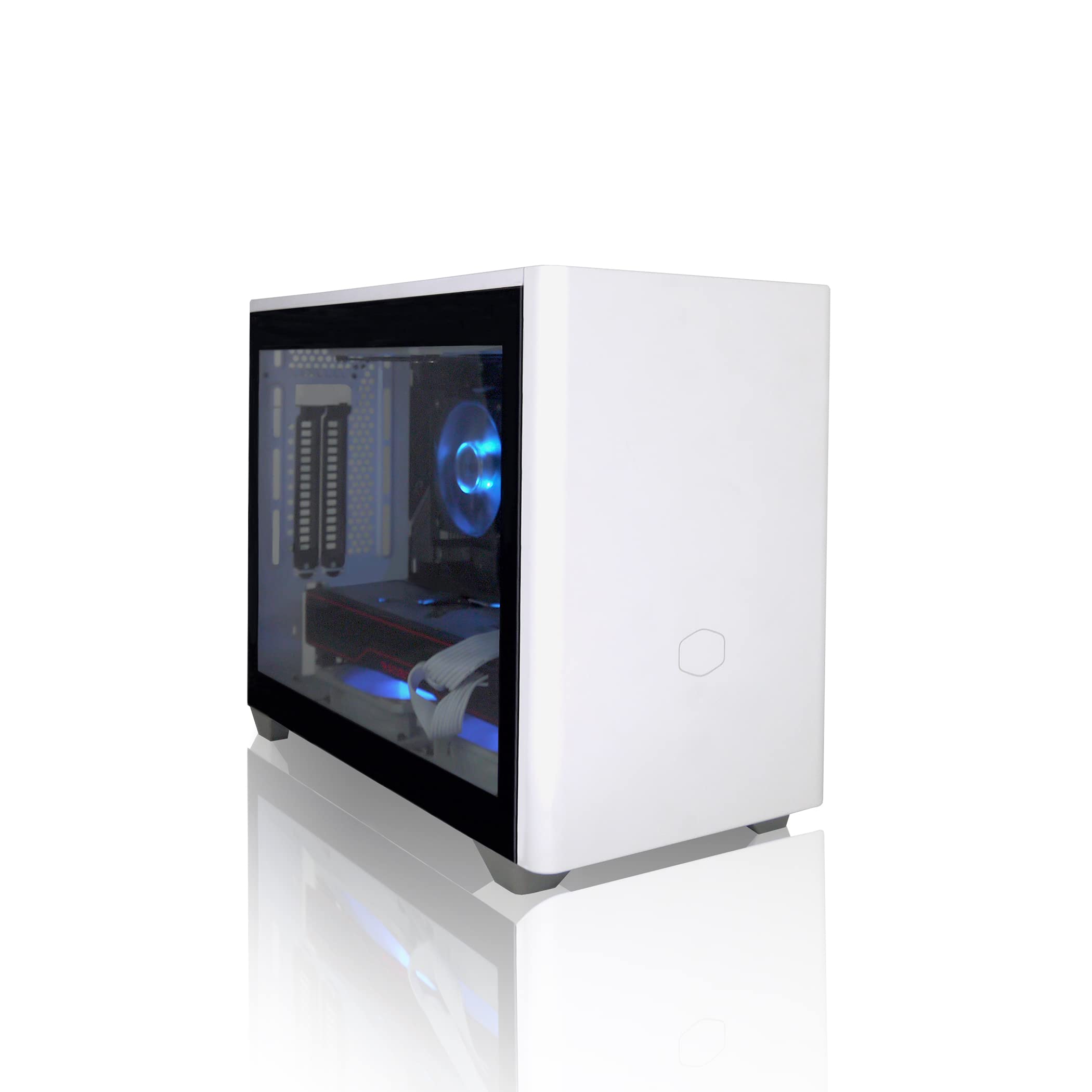 AVGPC Mini Gaming PC AMD 4.6 GHz Max Boost AMD Ryzen 7 5700G 8-Core CPU with Radeon Graphics Cools with Gaming Cooler 16GB DDR4 3200, White1TB m.2 NVMe SSD, WiFi & Win 10