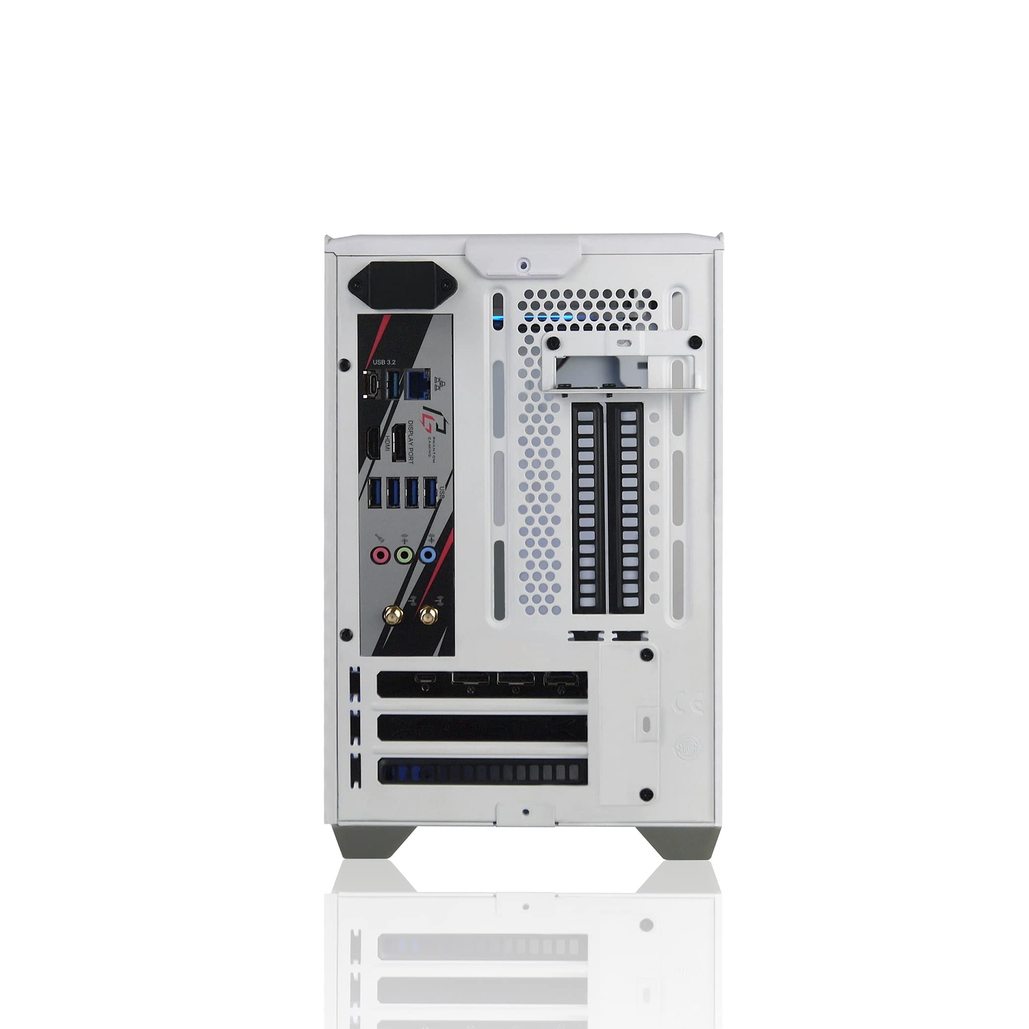 AVGPC Mini Gaming PC AMD 4.6 GHz Max Boost AMD Ryzen 7 5700G 8-Core CPU with Radeon Graphics Cools with Gaming Cooler 16GB DDR4 3200, White1TB m.2 NVMe SSD, WiFi & Win 10