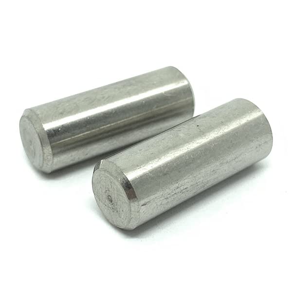 (12 Pieces) M5x20mm Metric Dowel Pins A2-70 Stainless Steel DIN 7