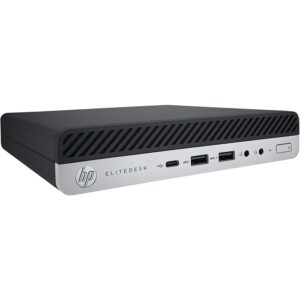 hp elitedesk 800 g4 mini intel core i7-8700t 2.4 ghz, 16gb ram, 256gb ssd, windows 11 pro 64bit (renewed)