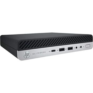 hp elitedesk 800 g4 mini intel core i7-8700t 2.4 ghz, 16gb ram, 500gb m.2-nvme, windows 11 pro 64bit (renewed)