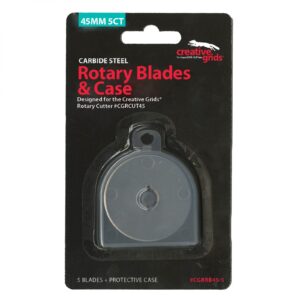 creative grids 45mm replacement rotary blade 5pk