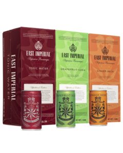 east imperial tonic water, grapefruit soda & ginger beer, can collection, 6.1 fl oz (3x 10 packs)