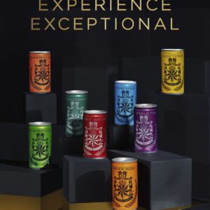 East Imperial Tonic Water, Grapefruit Soda & Ginger Beer, Can Collection, 6.1 Fl Oz (3x 10 Packs)