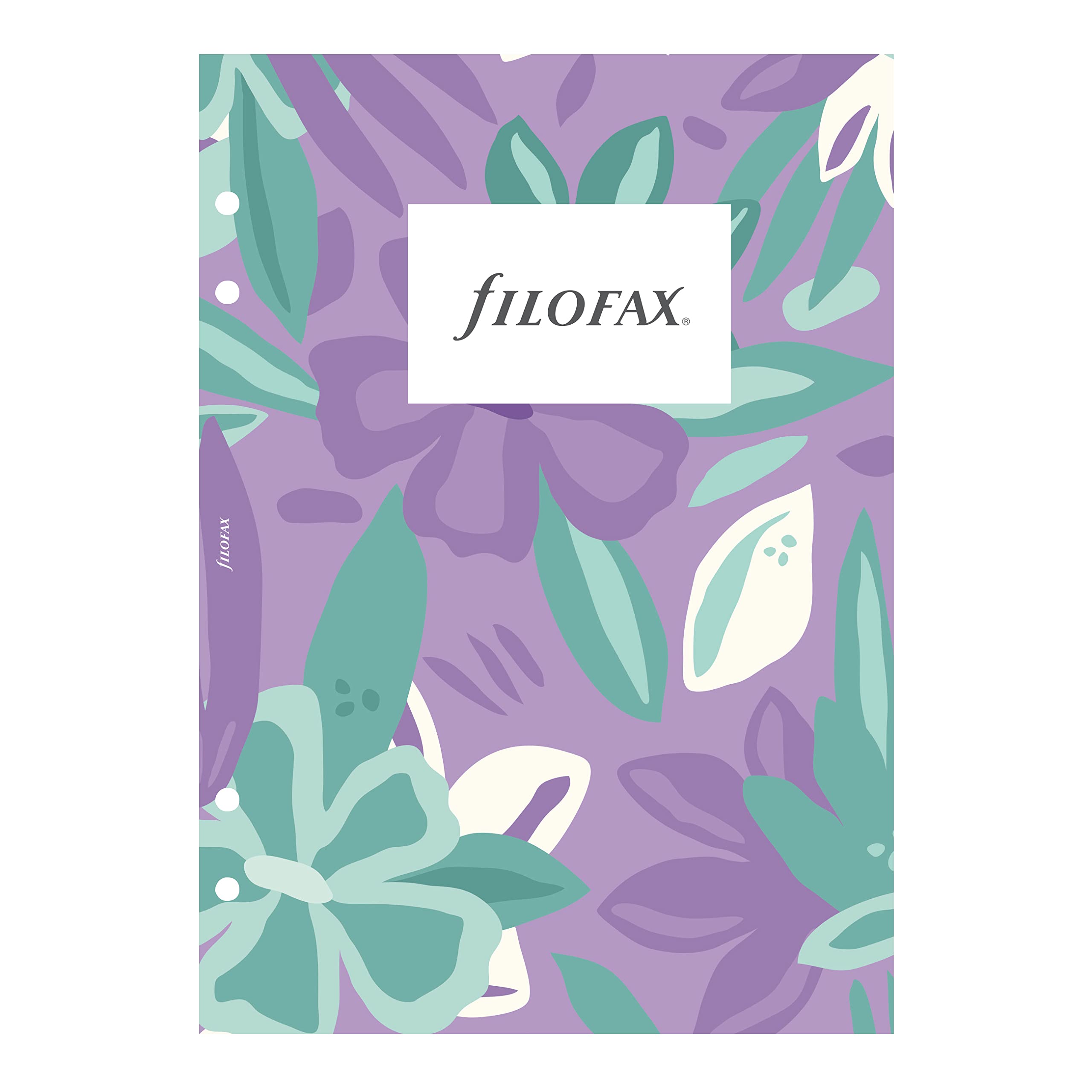 Filofax 6351 Refill For Year 2023 Illustrated Floral Week on 2 Pages A5 (8 1/4'' x 5 3/4'') Tabbed Month Dividers Diary Pack (C6351-23)