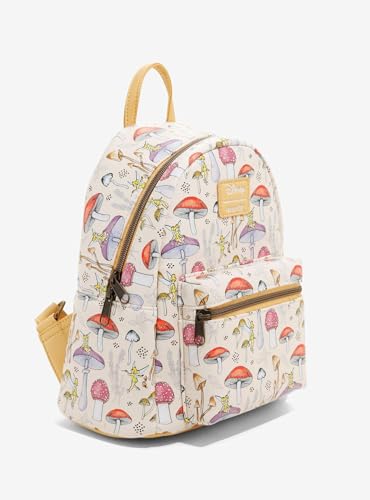 Loungefly Disney Peter Pan Tinker Bell Mushroom Mini Backpack