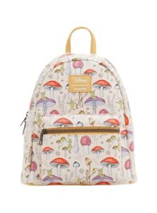 loungefly disney peter pan tinker bell mushroom mini backpack