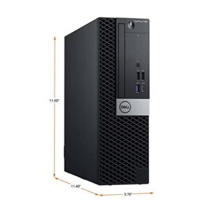 DELL Optiplex 7060 SFF Computer | Intel 8th Gen i5-8500 | 16GB Ram 256GB NVMe M.2 SSD | Windows 11 Pro | Wireless Keyboard & Mouse (Renewed)