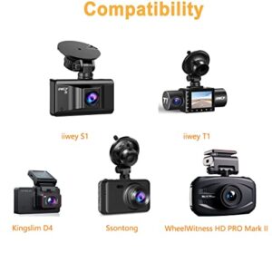 Ultimate Dash Cam Hardwire Kit Compatible with Rove Ultimate, Kingslim D4,iiwey T1 DC01 S1,WheelWitness HD PRO Mark II,Biuone A20,Ssontong Car Charger Power Cord kit