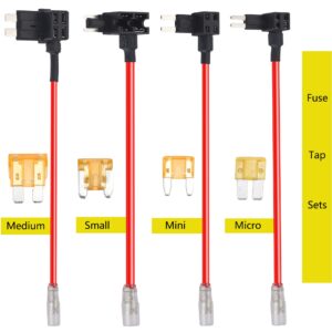 Dash Cam Hardwire Kit Mini USB Charger Power Cord Compatible with Rexing,WOLFBOX,CHORTAU,Kingslim,iiwey, VIOFO,Vantrue,VanTop,CARRVAS,Xgody,Garmin Navigator (Hardwire Kit Mini USB Port)