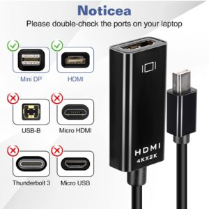 Mini DisplayPort to HDMI Adapter for iMac Mid 2011(27-inch, 21.5 inches) Mini DP to HDMI Adapter Compatible with MacBook Air/Pro, Microsoft Surface Pro/Dock, Projector and More 1-Pack