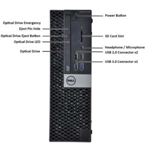 Dell OptiPlex 7040 SFF Desktop PC,Intel Quad Core i7-6700 3.40GHz,Nvidia GT 1030,16GB DDR4 Ram 512GB NVMe M.2 SSD+1TB HDD,Built-in WIFI & Bluetooth HDMI Windows 10 Pro Wireless Keyboard&Mouse(Renewed)