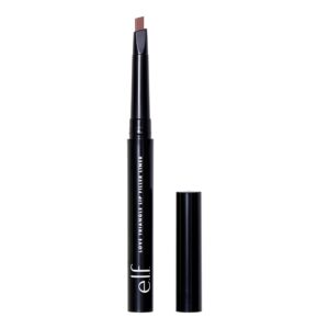 e.l.f. love triangle lip filler liner, 2-in-1 lip liner pencil for sculpting & filling, long-lasting intense color, mauve