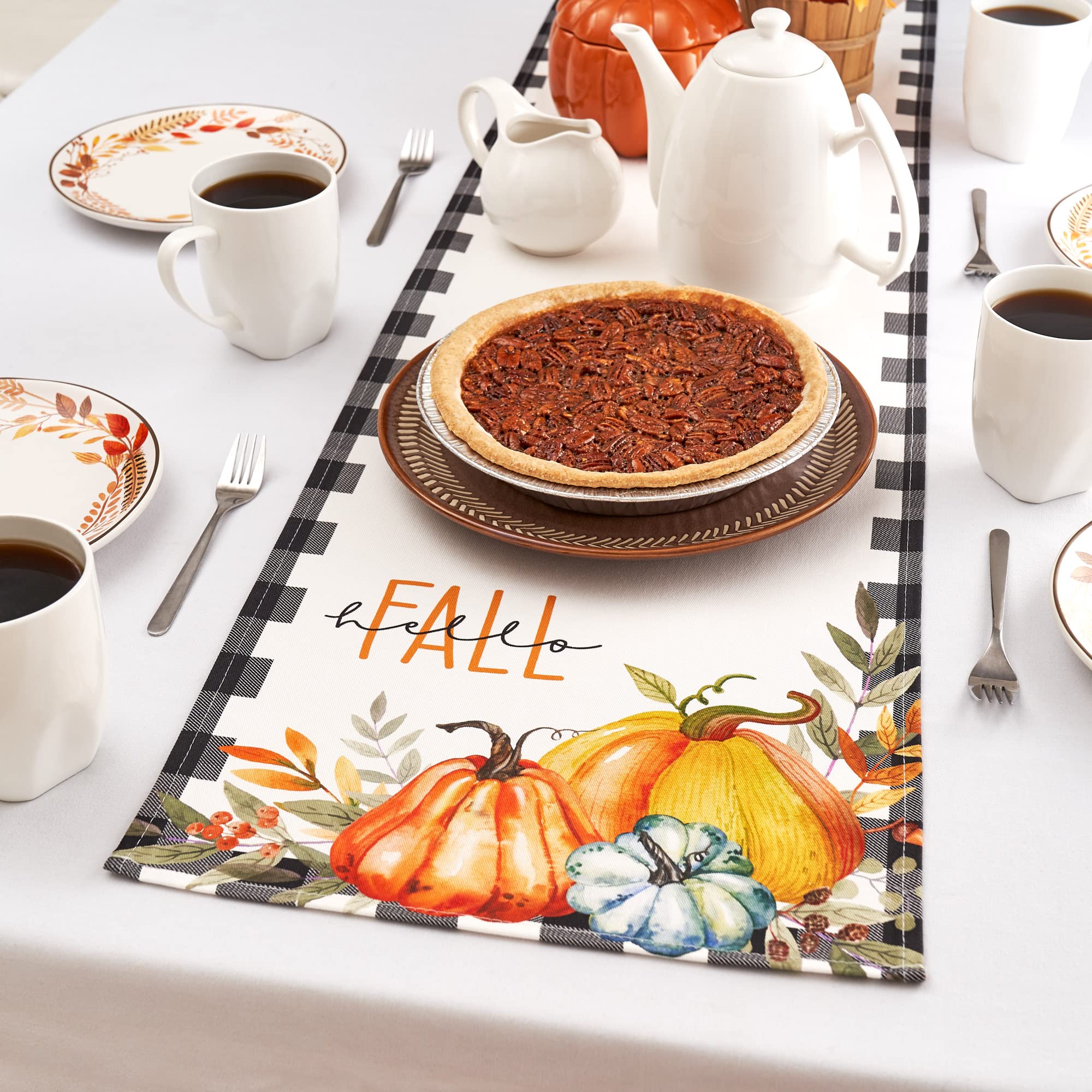 Decorative Fall Table Runner for Home Decor - Perfect Autumn and Thanksgiving Decorations for Your Home