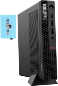 lenovo ts p360 tiny business desktop (12-core intel i7-12700t, 32gb ddr5 4800mhz ram, 2tb pcie ssd, nvidia t400 4gb, wifi 6, bt 5.2, win 10 pro) w/hub