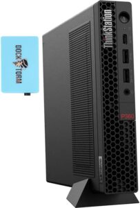 lenovo ts p360 tiny business desktop (12-core intel i7-12700t, 16gb ddr5 4800mhz ram, 512gb pcie ssd, nvidia t400 4gb, wifi 6, bt 5.2, win 10 pro) w/hub