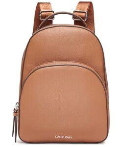 calvin klein estelle novelty-backpack, caramel, one size