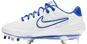 nike women's zoom hyperdiamond 3 elite cs softball cleat (10, white/game royal-white)