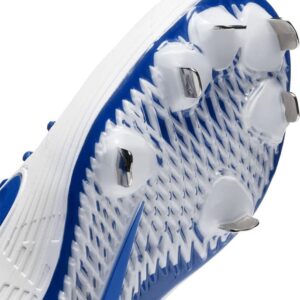 Nike Women's Zoom Hyperdiamond 3 Elite CS Softball Cleat (10, White/Game Royal-White)