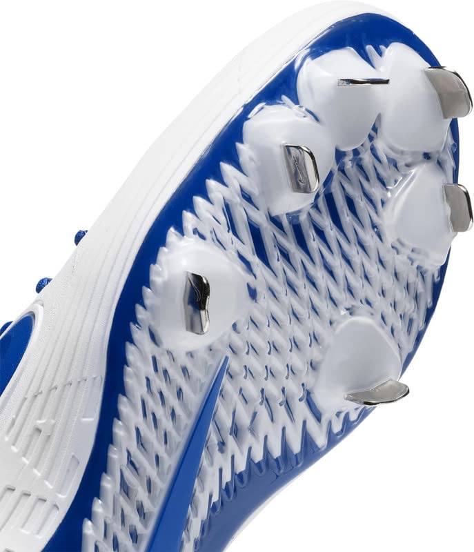 Nike Women's Zoom Hyperdiamond 3 Elite CS Softball Cleat (10, White/Game Royal-White)