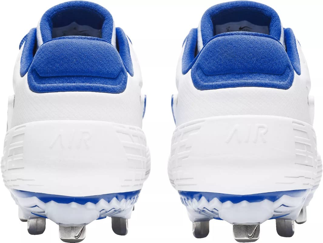 Nike Women's Zoom Hyperdiamond 3 Elite CS Softball Cleat (10, White/Game Royal-White)