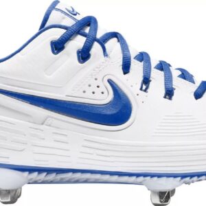 Nike Women's Zoom Hyperdiamond 3 Elite CS Softball Cleat (10, White/Game Royal-White)