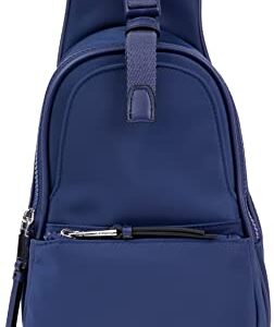 Calvin Klein Shay Organizational Sling Backpack, Medieval Blue,One Size