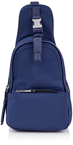 Calvin Klein Shay Organizational Sling Backpack, Medieval Blue,One Size