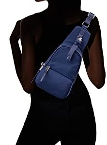 Calvin Klein Shay Organizational Sling Backpack, Medieval Blue,One Size