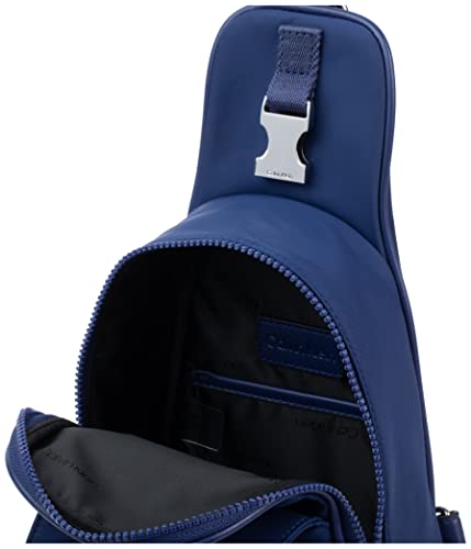 Calvin Klein Shay Organizational Sling Backpack, Medieval Blue,One Size