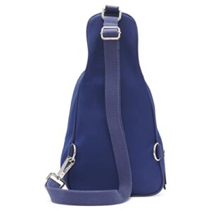 Calvin Klein Shay Organizational Sling Backpack, Medieval Blue,One Size