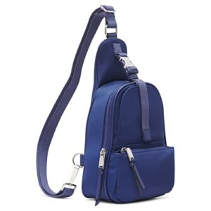 Calvin Klein Shay Organizational Sling Backpack, Medieval Blue,One Size