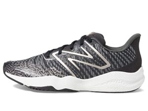 new balance women's fuelcell shift tr v2 cross trainer, black/harbor grey/champagne metallic, 8.5