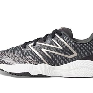 New Balance Women's FuelCell Shift TR V2 Cross Trainer, Black/Harbor Grey/Champagne Metallic, 8.5