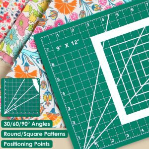 TOOCUST Cutting Mat 9X12inch,Double Sided 5 Layers Self Healing Cutting Mat,Cutting Mats for Sewing Cutting Mat,Small Cutting Mat,Sewing Mat Cutting,Cut Mat,Double Sided Cutting Board