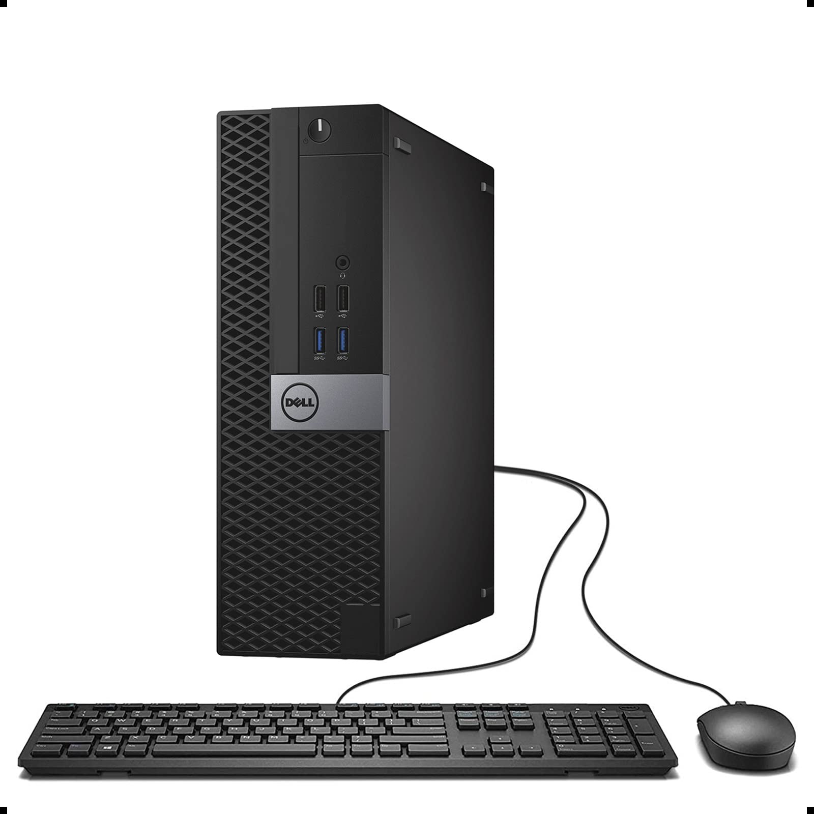 Dell OptiPlex 5040 SFF High Performance Business Desktop Computer, Intel Core i3-6100 3.7GHz, 8G DDR3L, 256G SSD, WiFi, BT, 4K Support, DP, HDMI, Win 10 Pro 64 English/Spanish/French(Renewed)