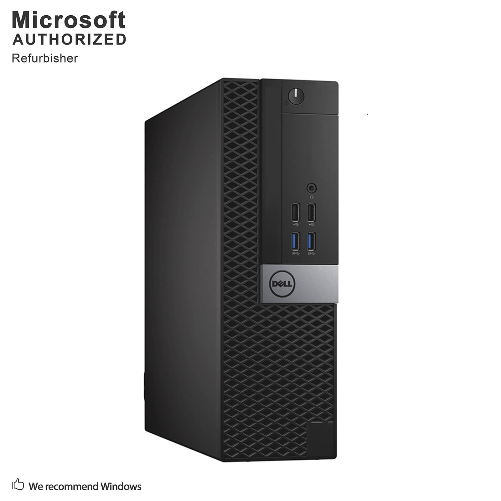 Dell OptiPlex 5040 SFF High Performance Business Desktop Computer, Intel Core i3-6100 3.7GHz, 8G DDR3L, 256G SSD, WiFi, BT, 4K Support, DP, HDMI, Win 10 Pro 64 English/Spanish/French(Renewed)