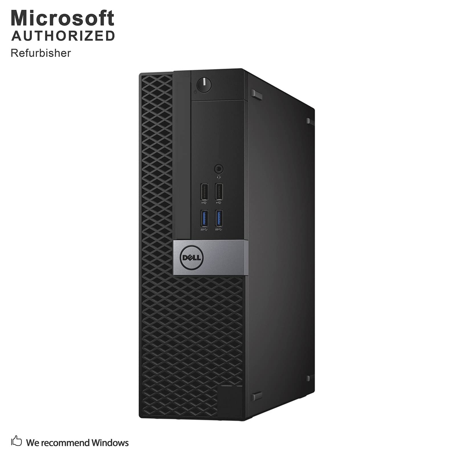 Dell OptiPlex 5040 SFF High Performance Business Desktop Computer, Intel Core i3-6100 3.7GHz, 8G DDR3L, 256G SSD, WiFi, BT, 4K Support, DP, HDMI, Win 10 Pro 64 English/Spanish/French(Renewed)