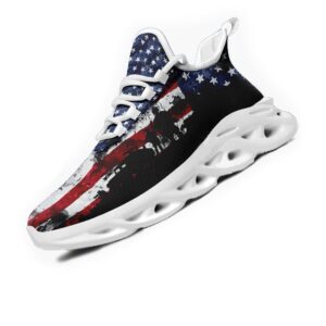 american flag shoes maxsoul-b03013 custom max soul american flag, usa flag sneakers max soul, shoes, printed shoes maxsoul sneaker patrioticustom patriotickicks shoes white