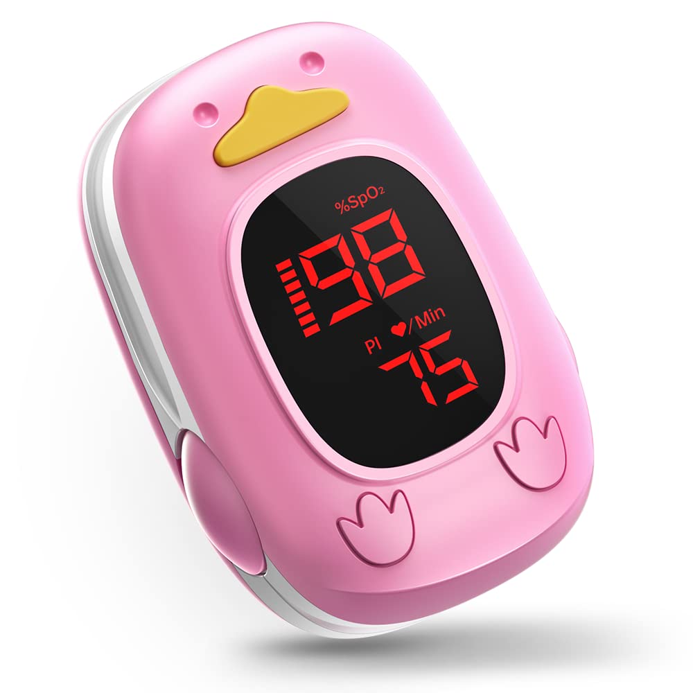 baby pulse oximeter for kids-pulse oximeter fingertip bluetooth baby oxygen monitor infant spo2 pulse monitor,Compatible with iOS Android,suitable for children infant kids baby