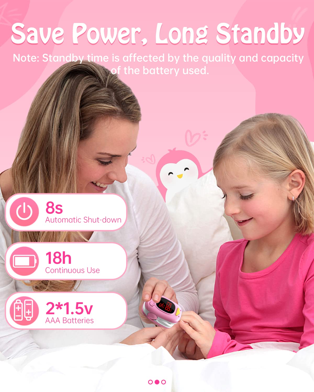 baby pulse oximeter for kids-pulse oximeter fingertip bluetooth baby oxygen monitor infant spo2 pulse monitor,Compatible with iOS Android,suitable for children infant kids baby