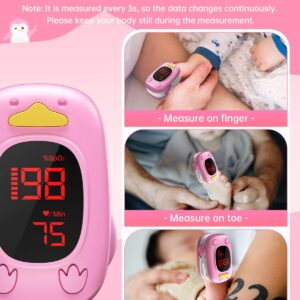 baby pulse oximeter for kids-pulse oximeter fingertip bluetooth baby oxygen monitor infant spo2 pulse monitor,Compatible with iOS Android,suitable for children infant kids baby