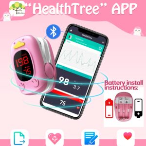 baby pulse oximeter for kids-pulse oximeter fingertip bluetooth baby oxygen monitor infant spo2 pulse monitor,Compatible with iOS Android,suitable for children infant kids baby