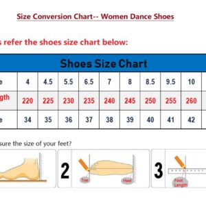 WEISPER Women's Latin Dance Shoes Ballroom Peep Toe Ankle Boots Ballroom Salsa Jazz Bachata Tango Performance(8,S951-Heel 3inch)